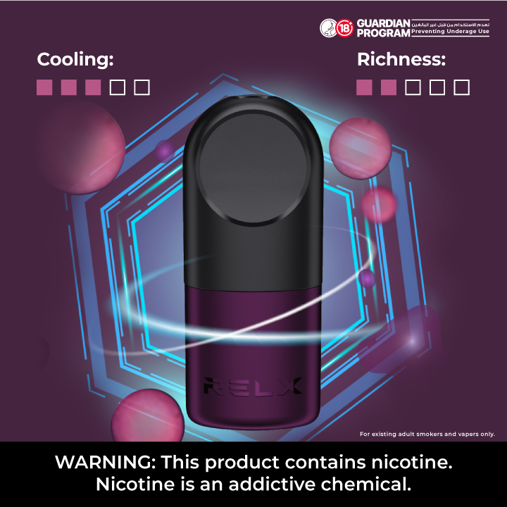 Relx Infinity Tangy Purple - Vape Saudi UAE's Best Online Store